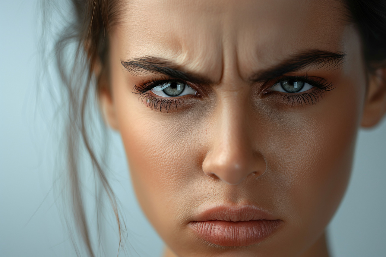 Zornesfalte glätten mit Botox in Frankfurt | Praxis Dr. Lema